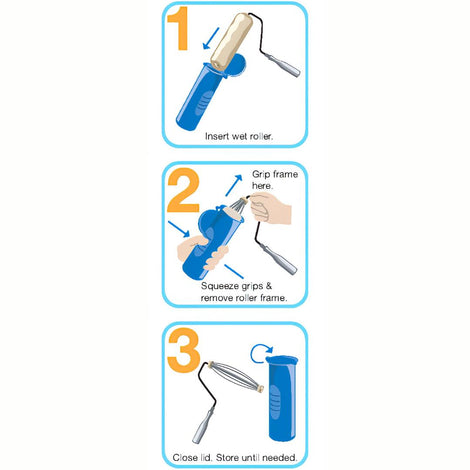 6 Pack of Roller Keepers for Painting Professionals – Obvious Solutions